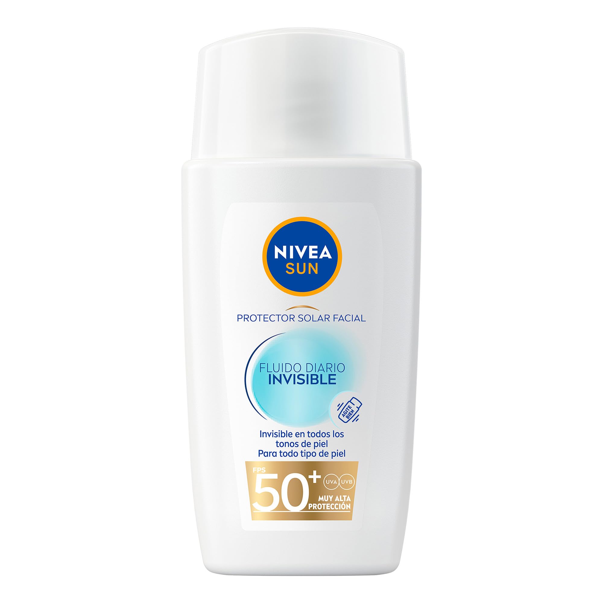 NIVEA SUN Protector Solar Facial Fluido Diario con Niacinamida (40 ml ...