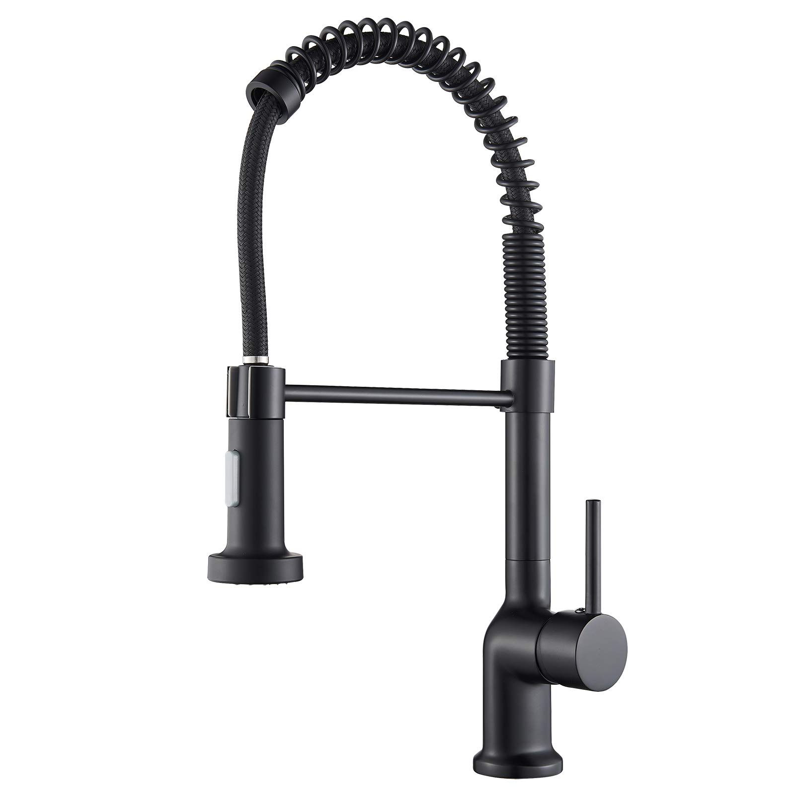 Huahomdy Black Kitchen Tap 360 Rotatable Kitchen Tap With Extendable ...