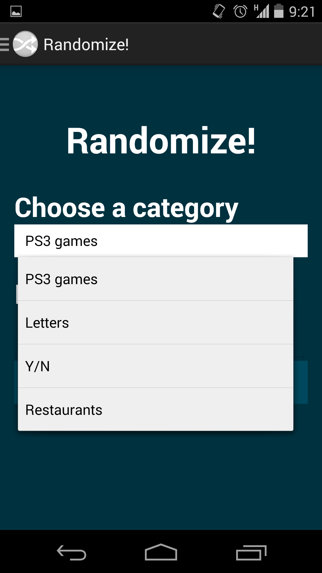 Randomizer - App on Amazon Appstore