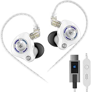 Amazon.com: KZ Gale USB C Headphones, Wired Earbuds for Samsung S25 S24 S23 FE S22 S21 S20 A53 ...