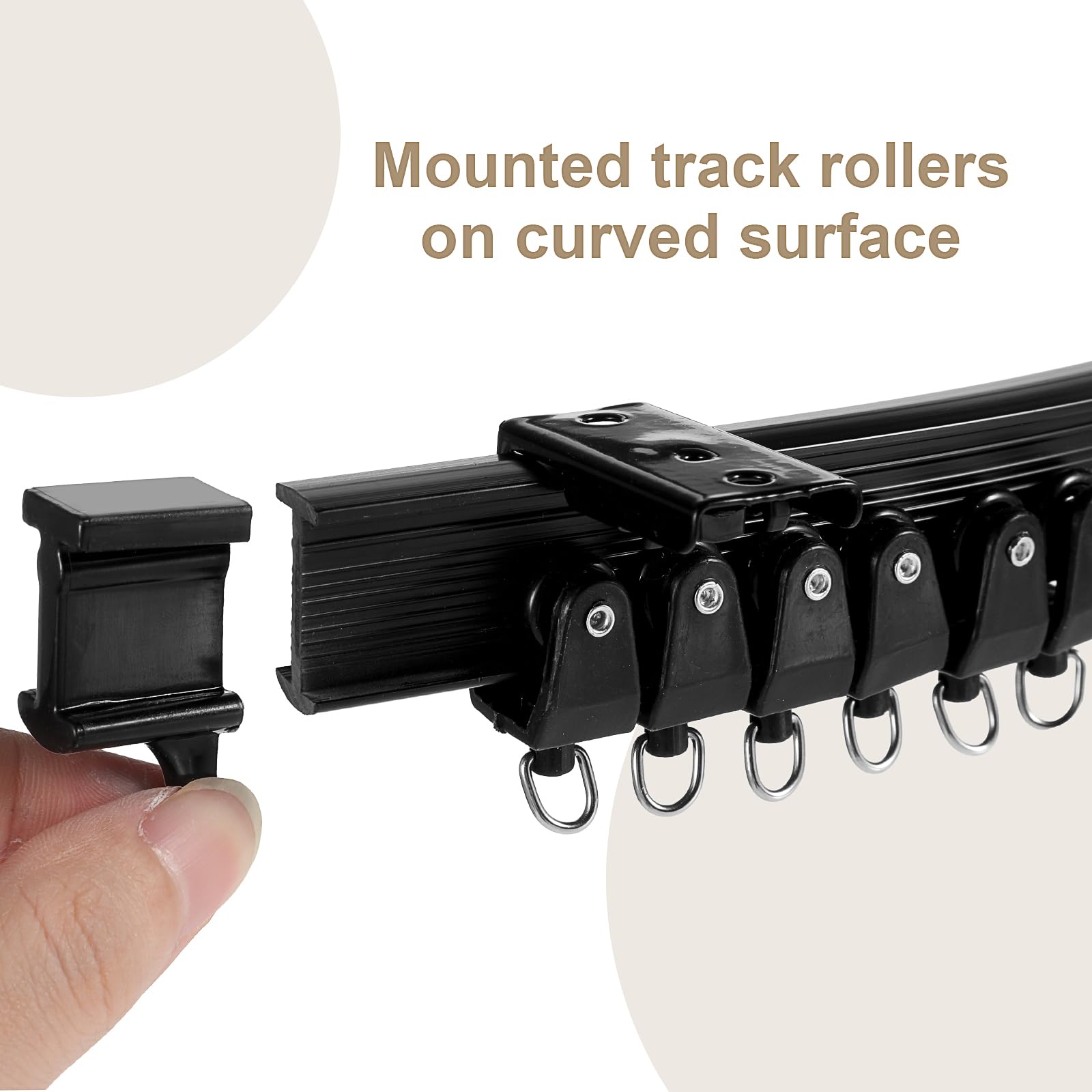 Snapklik.com : Ceiling Curtain Track, Flexible Bendable Curtain Track ...