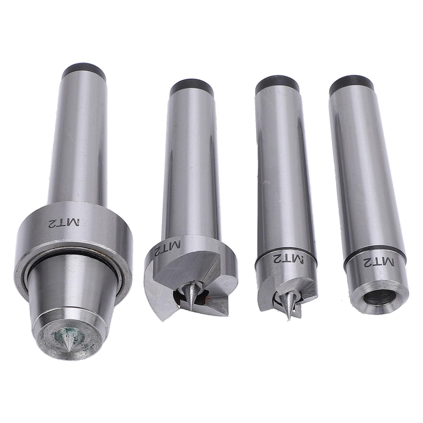 MT2 Wood Lathe Live & Drive Center Set – 4-Piece Spur Cup Kit With ...