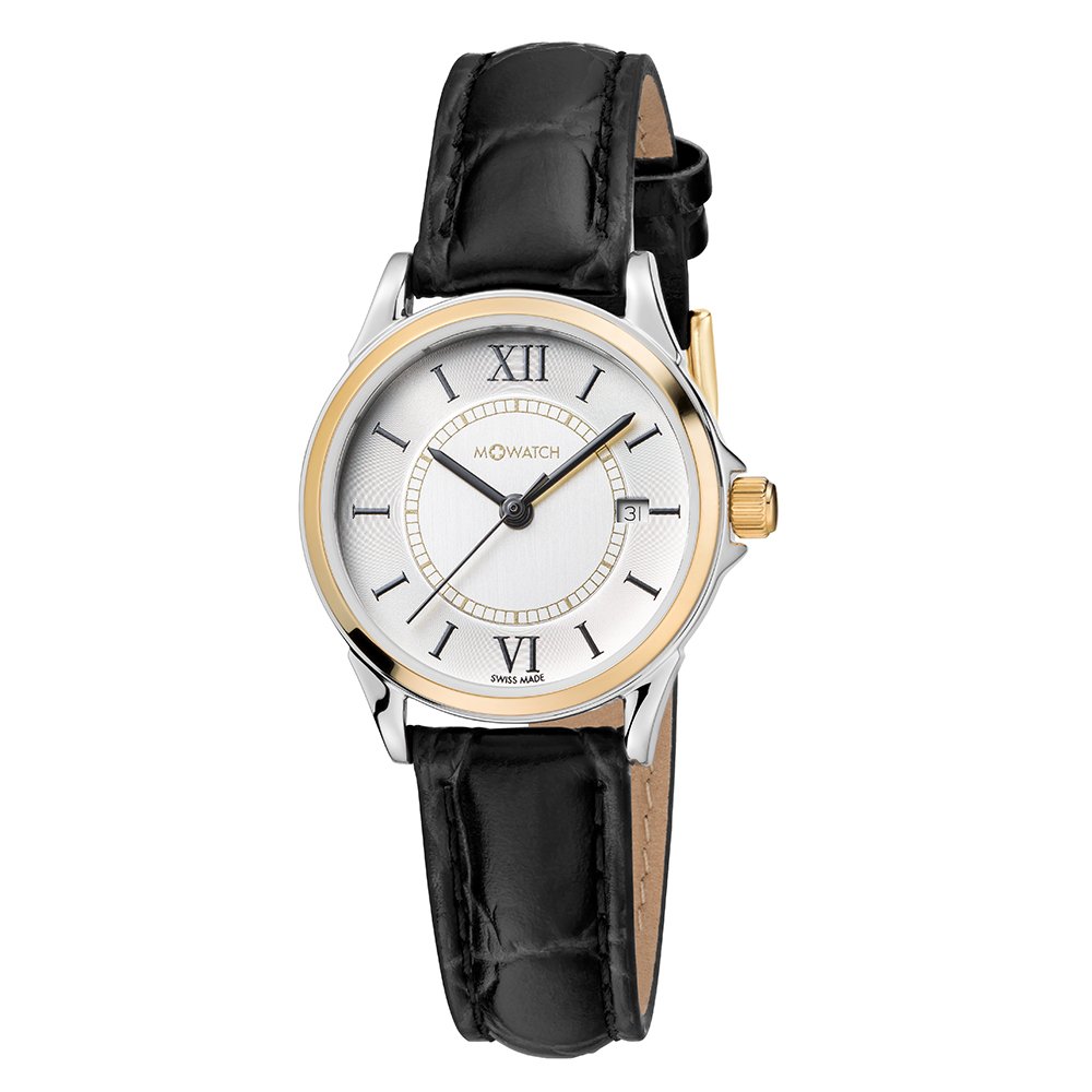 M-WATCH Swiss Made Timeless Elegance Analog White Dial Women's Watch ...