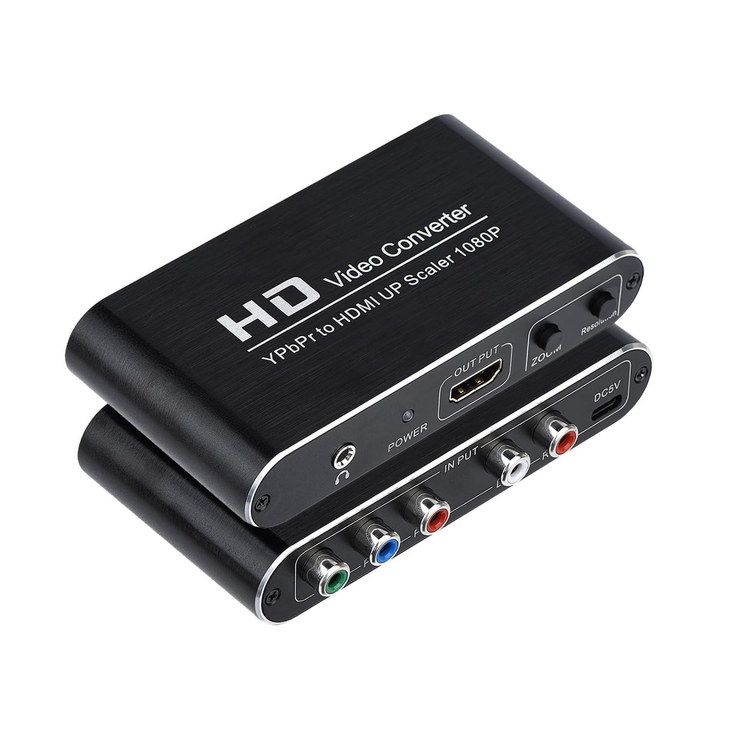 Amazon.com: YPbPr to HDMI Converter with Scaler Function, Component to HDMI Converter with ...