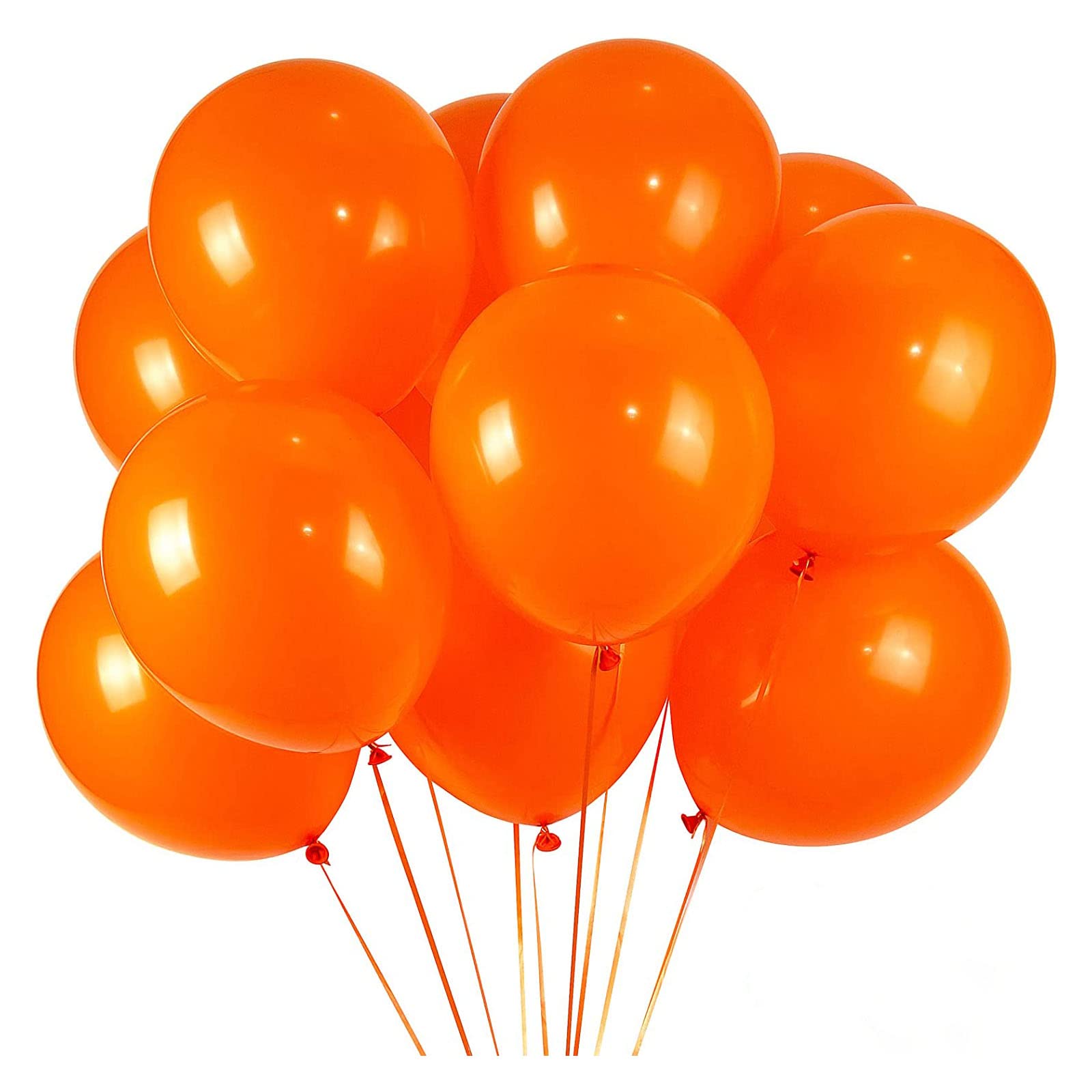 Amazon.com: Orange Balloons,Halloween Theme Orange Balloons 12inch ...