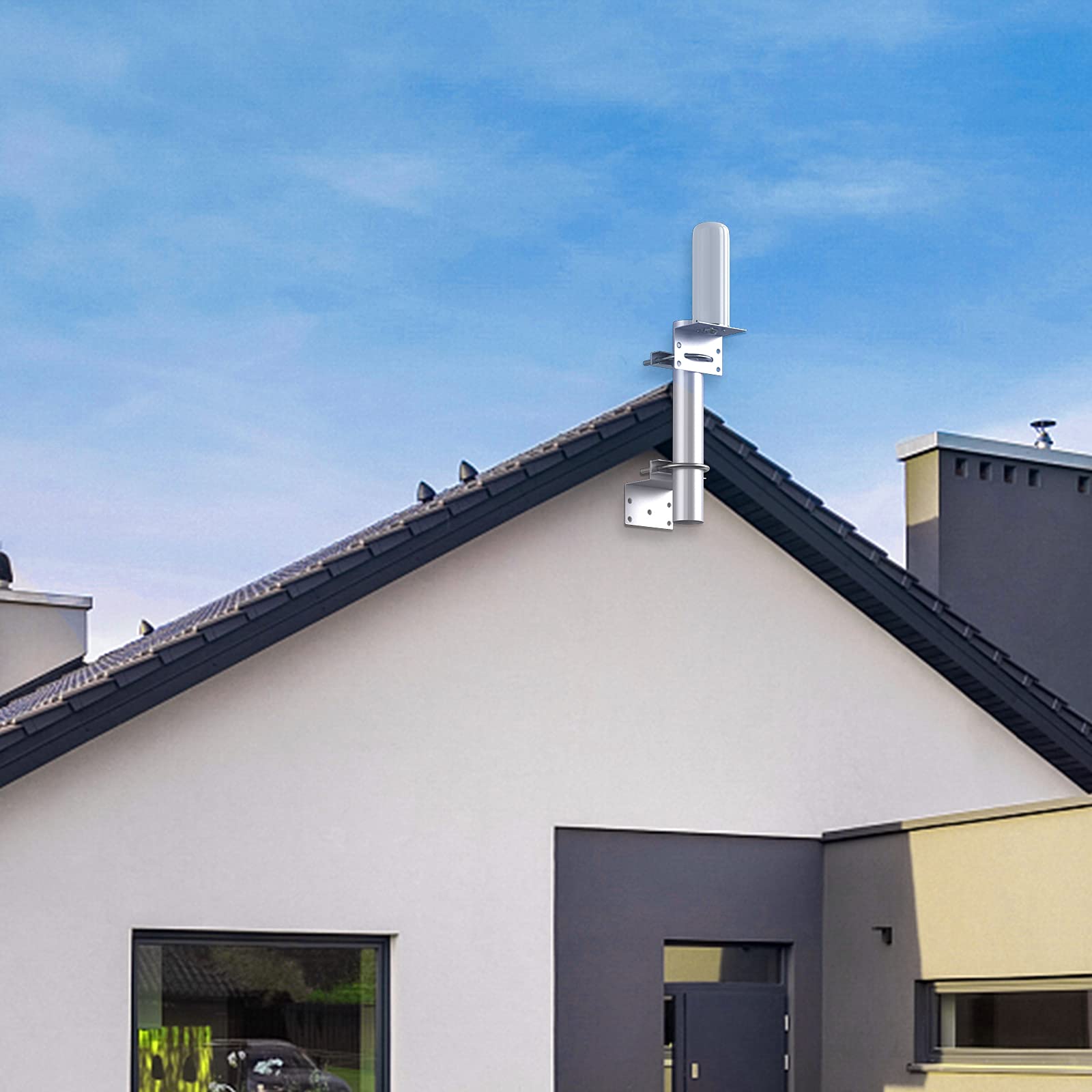 Antenna Pole, Outdoor Antenna Mount - Home Outside Antenna Mount Pole ...