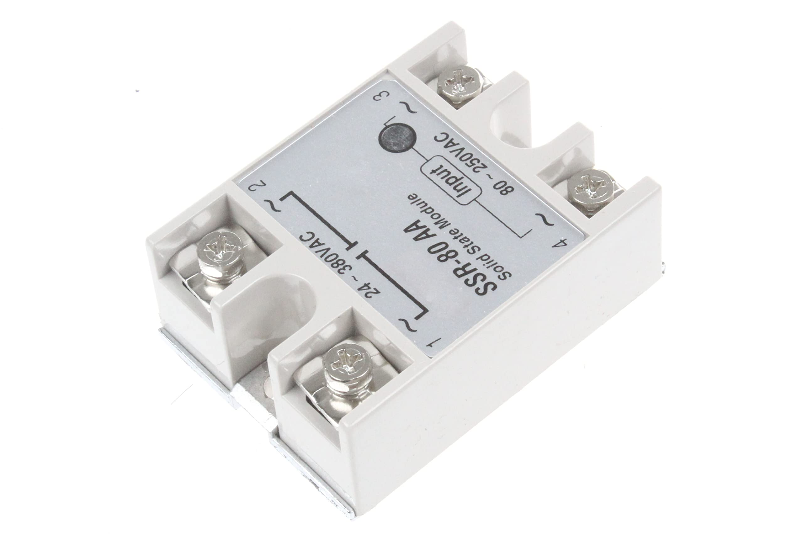 Snapklik.com : SSR-80AA 80A Single Phase Contactless Mute Solid State ...