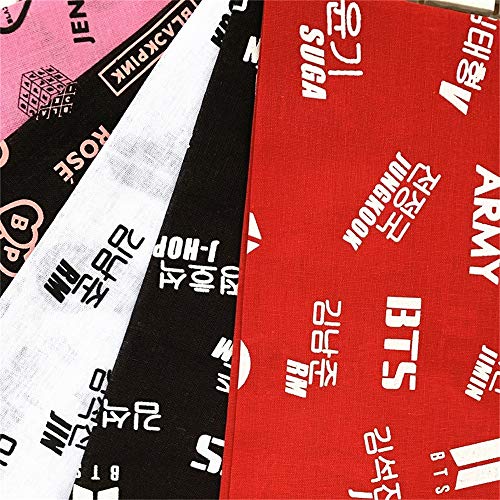 Buy Kpop BTS Scarf Fashion Headband Hip-Hop Bangtan Boys Multipurpose ...