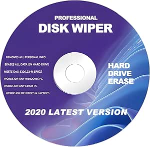 Amazon.com: DVD For Hard Drive Disk Wiper 32/64 Bit - Compatible With ...