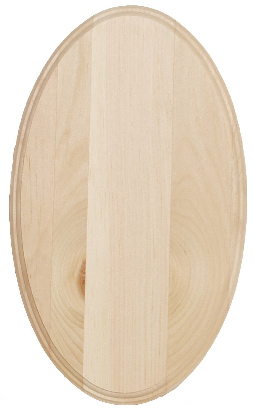 Amazon.com: Walnut Hollow Pine Oval Plaque-12 X20 X.63, Brown