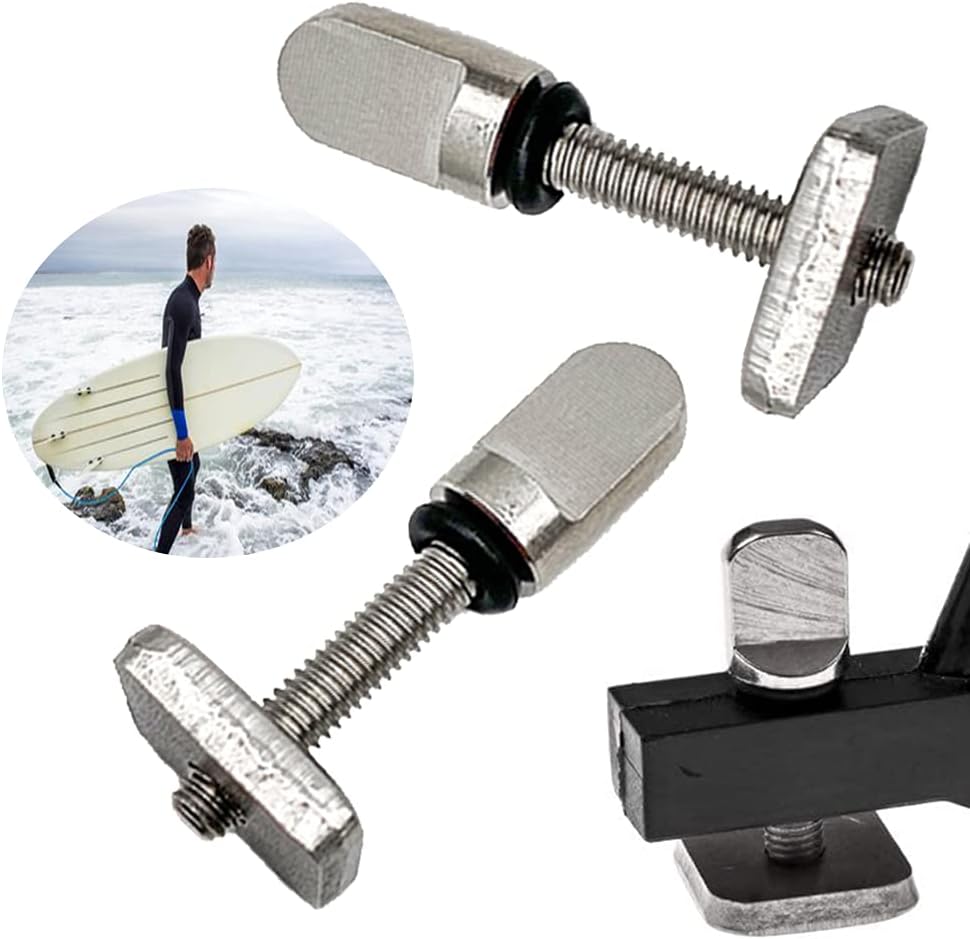 NA 5 Pieces Surfboard Longboard Fin Screw Stainless Steel Fin Screw ...
