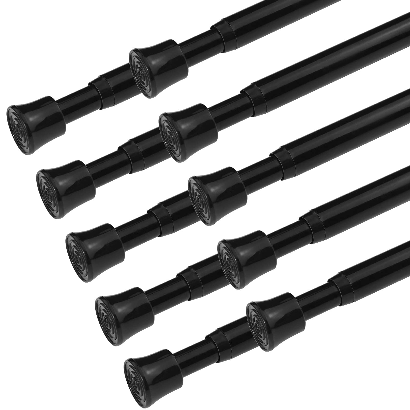 Snapklik.com : KXLife 10 Pcs Small Window Tension Rods Adjustable ...