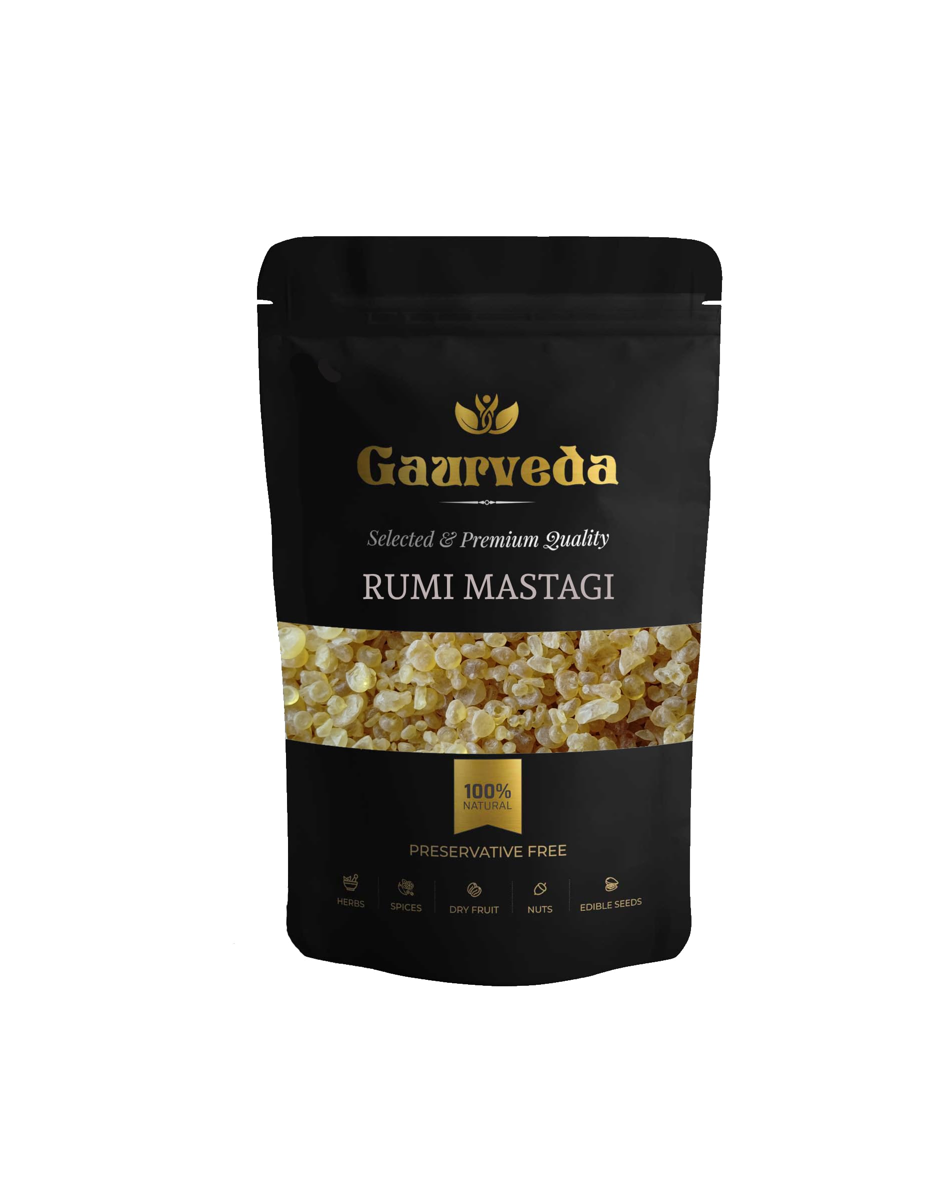 GAURVEDA Rumi Mastagi Raw, Pistacia Lenticus Mastic Gum (10 Grams ...