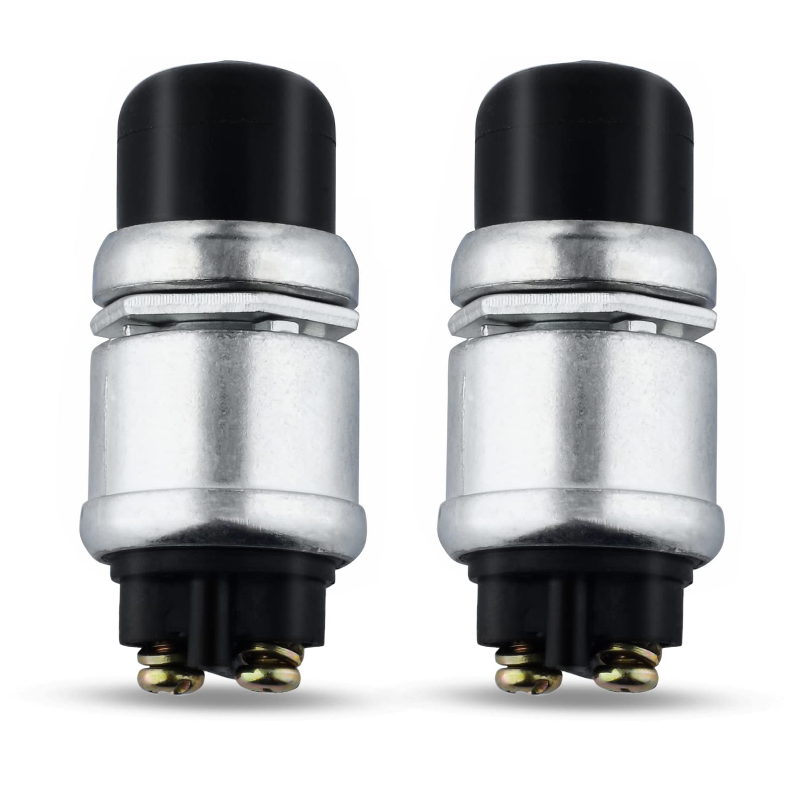 Snapklik.com : Engine Start Push Button Momentary Starter Switch, 12V ...