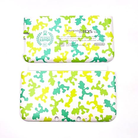 Amazon.com: New for 3DS XL Top & Bottom Casing Blue Green Shell ...