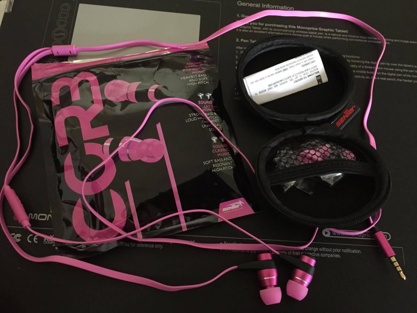 Amazon.com: Sentey Earbuds Metal Audiophile Level in-Ear Headphones ...