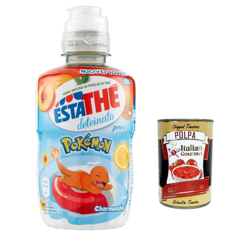 12 X Estathe Iced Tea Kids Pesca Decaffeinated Refreshing Pokemon ...