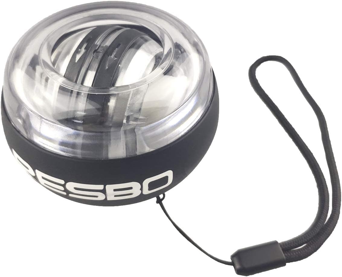 FEIERDUN Gyro Ball Wrist Exerciser With Coloured Lights Auto-Start ...