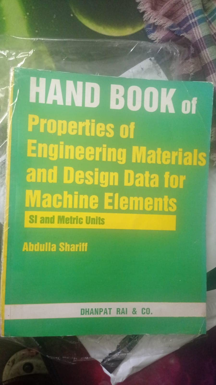 Handbook of Properties of Engineering Materials and Design Data for ...