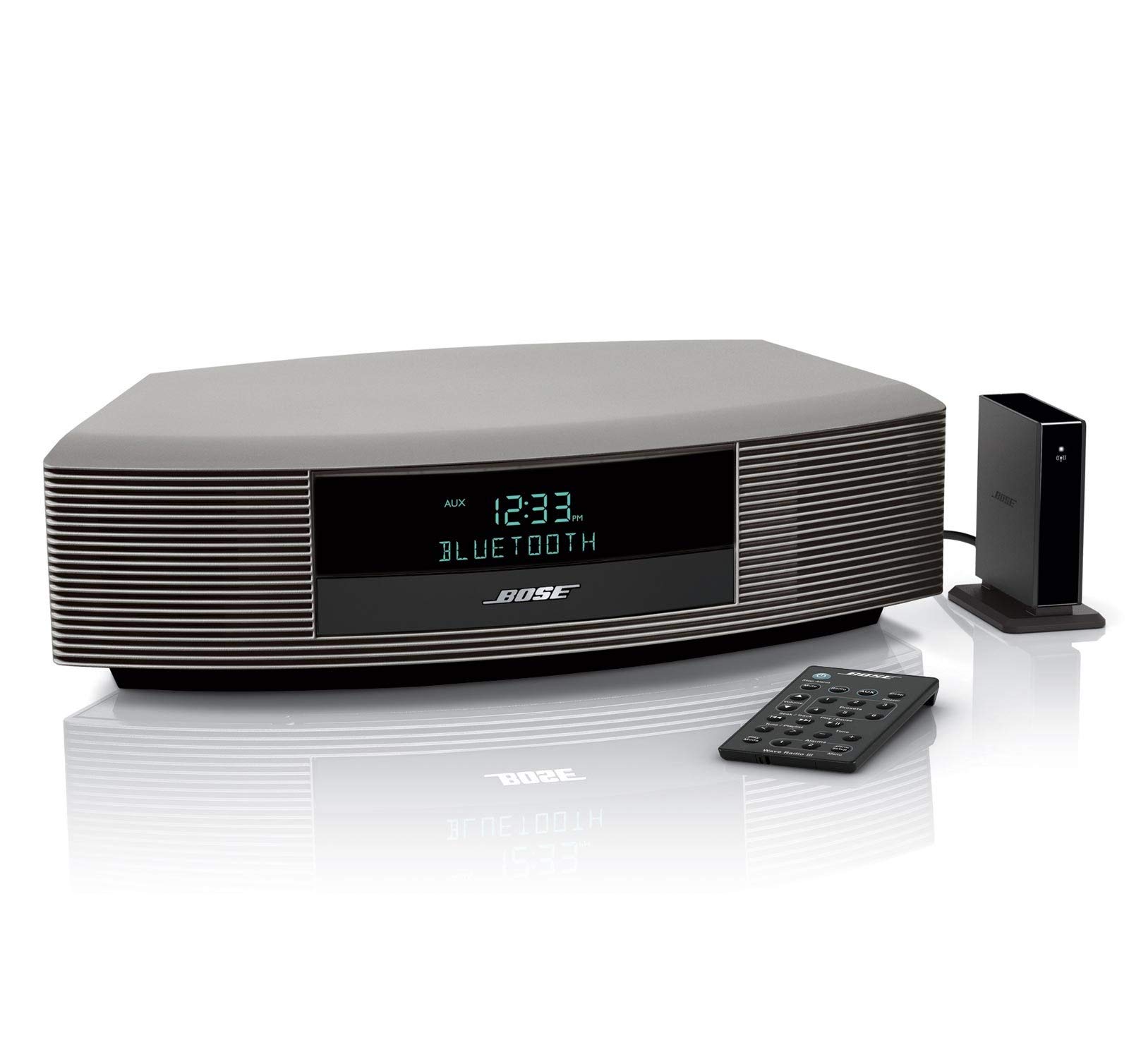 Amazon.com: Bose Wave Radio III Bluetooth Bundle Titanium Silver ...