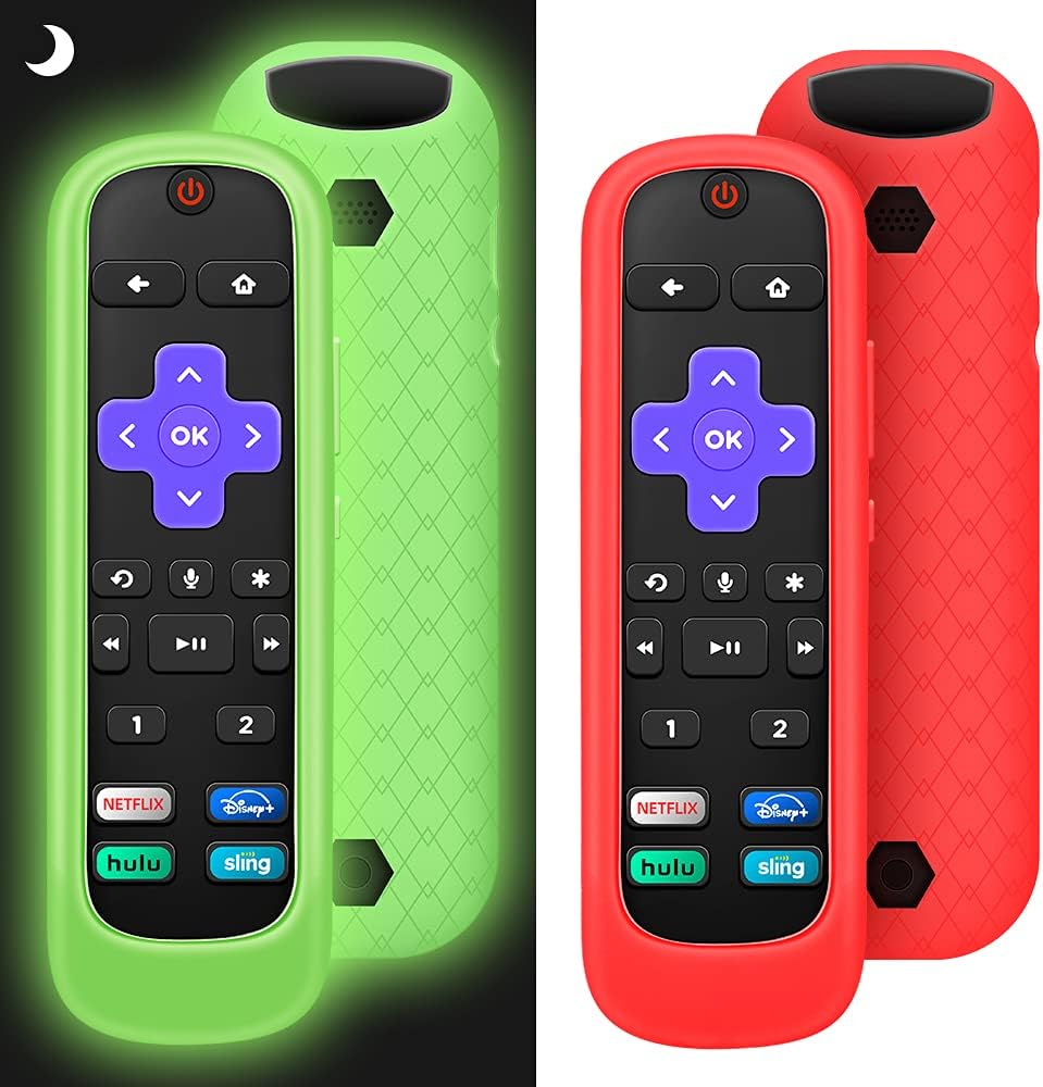 Amazon.com: U/F 2 Pack Case for Roku Voice Remote Pro Cover Case, for ...