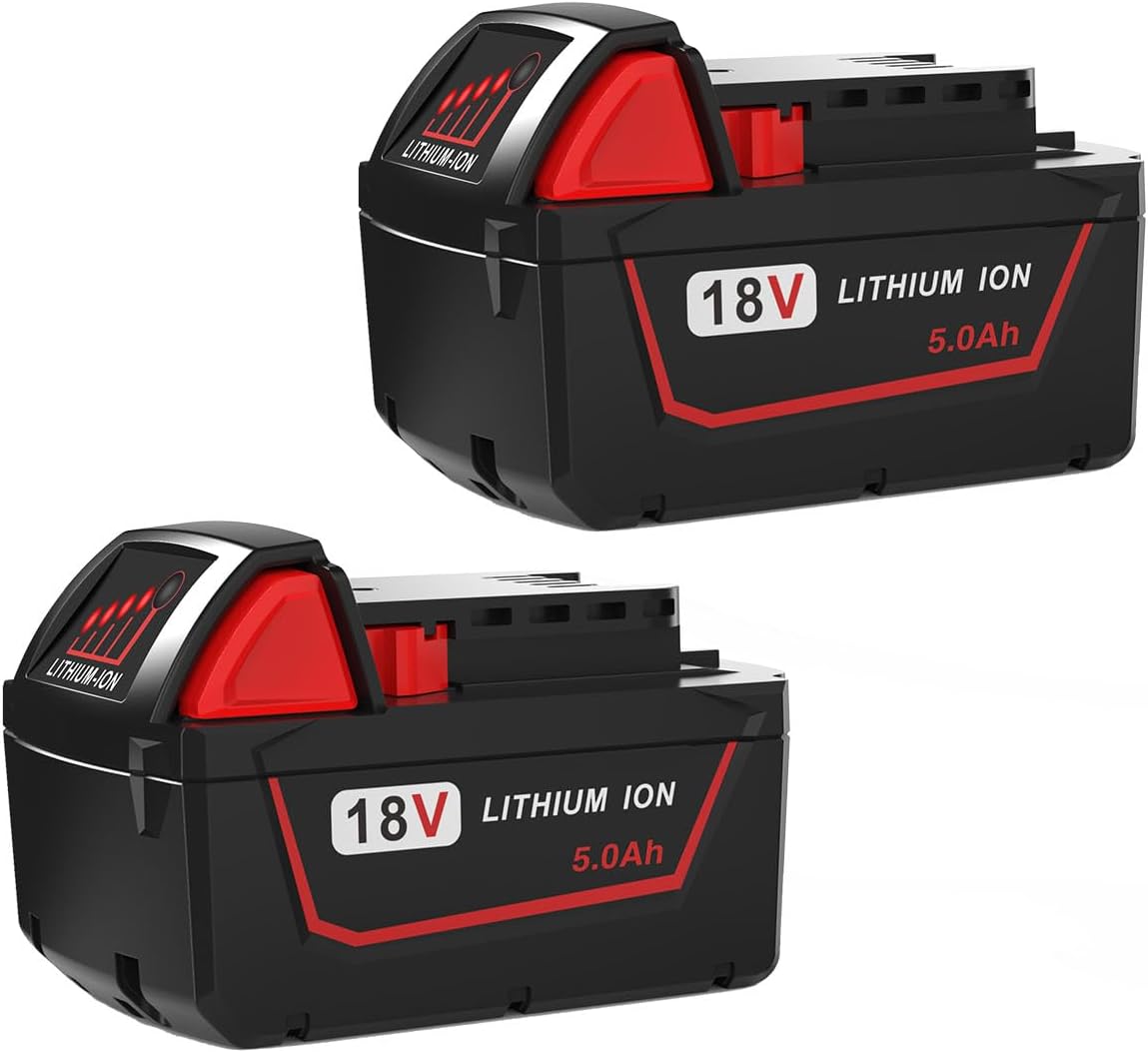 Amazon.com: CEENR M-18 5.0Ah Lithium Battery Replacement for Milwaukee ...