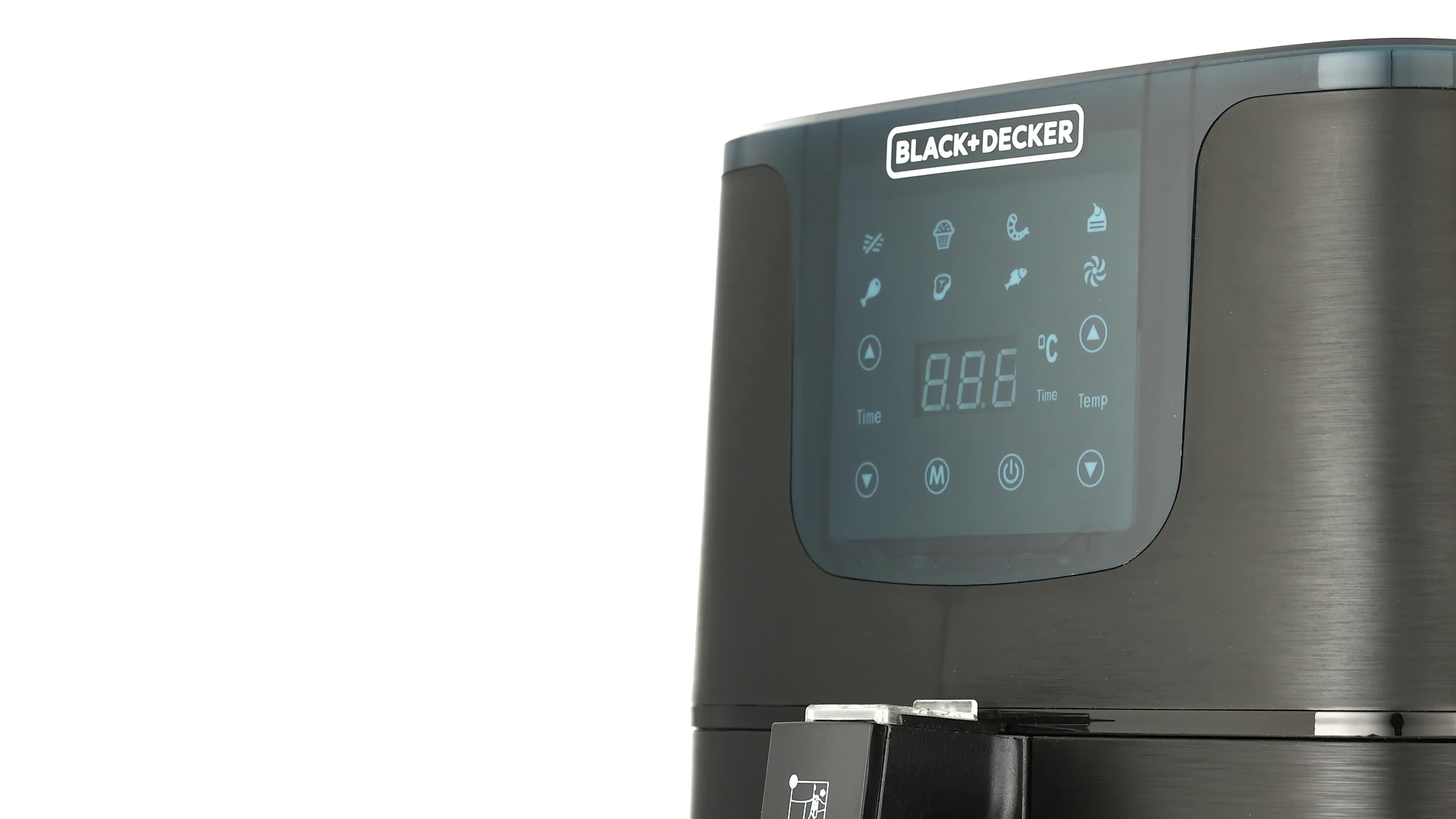 Black & Decker AF700 Digital Air Fryer, 4.3 Liters, Black International ...