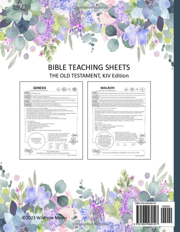 Snapklik.com : Bible Teaching Sheets - The Old Testament: KJV Edition ...