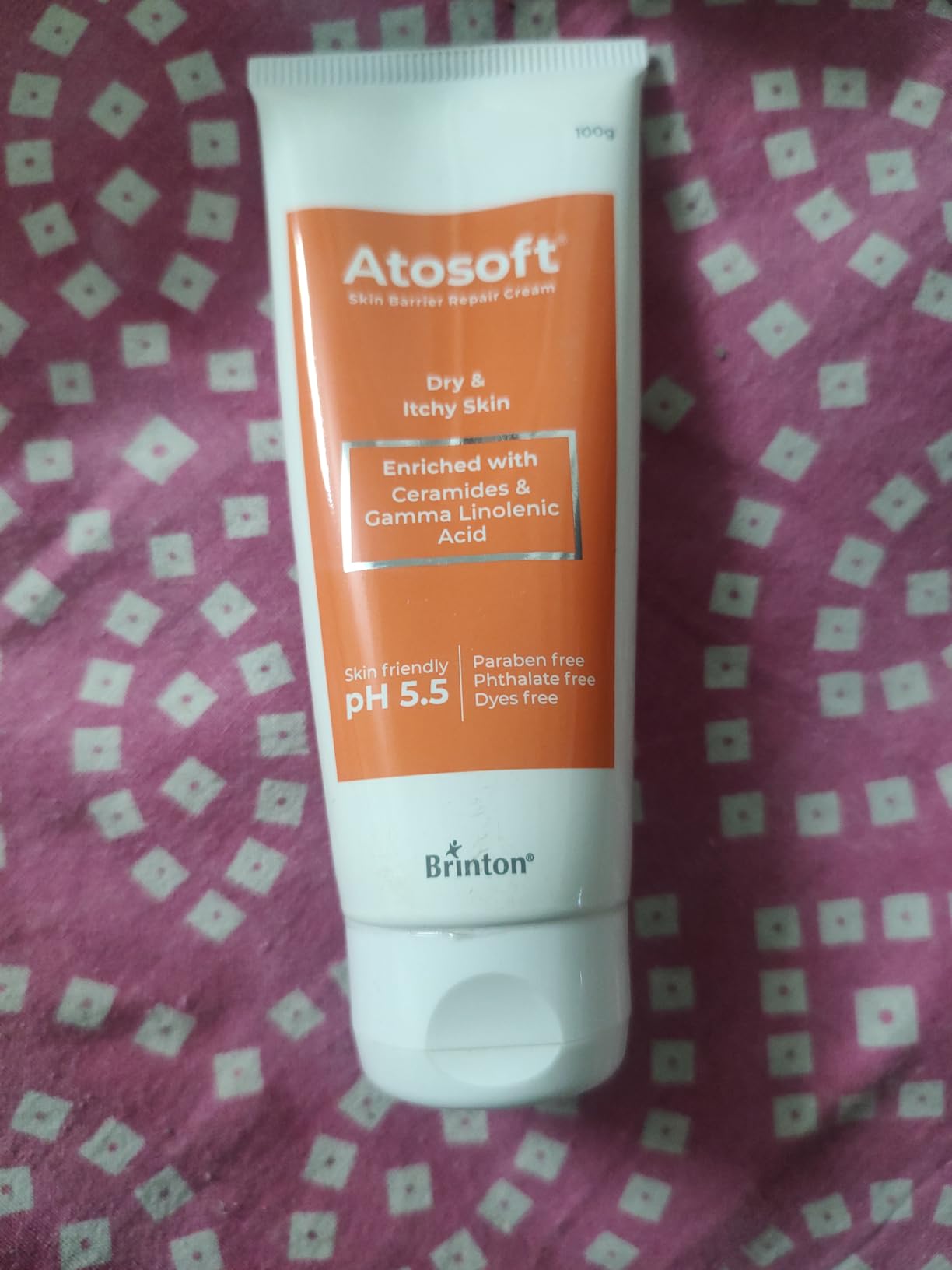 Buy Brinton Atosoft Baby Cream Enriched with Ceramides for Dry & Itchy ...