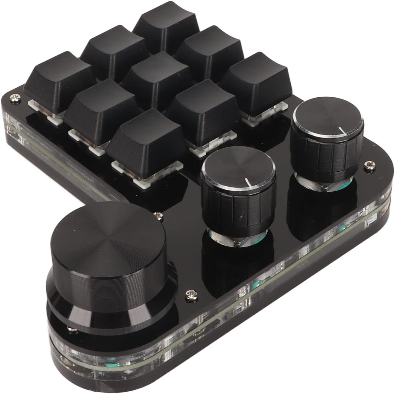 9 Keys OSU Gaming Keyboard, Programmable Macro Keyboard with 3 Knob ...