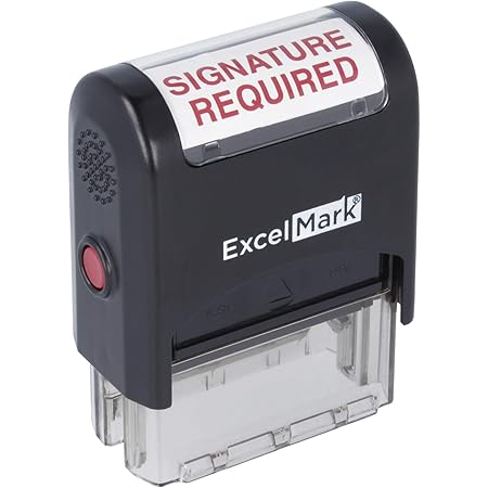 Amazon.com : Custom Signature Stamp - Self Inking Personalized ...