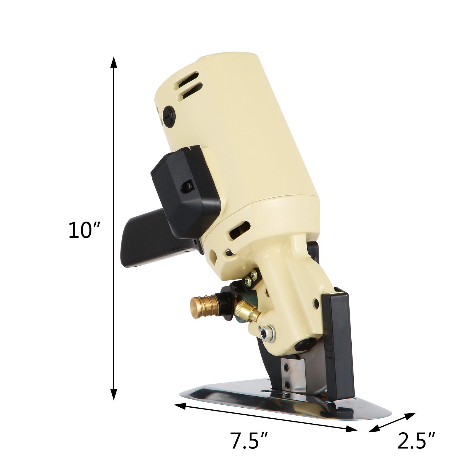 Techlifer 100mm Electric Cloth Cutter Fabric Cutting Machine 2 Blades ...