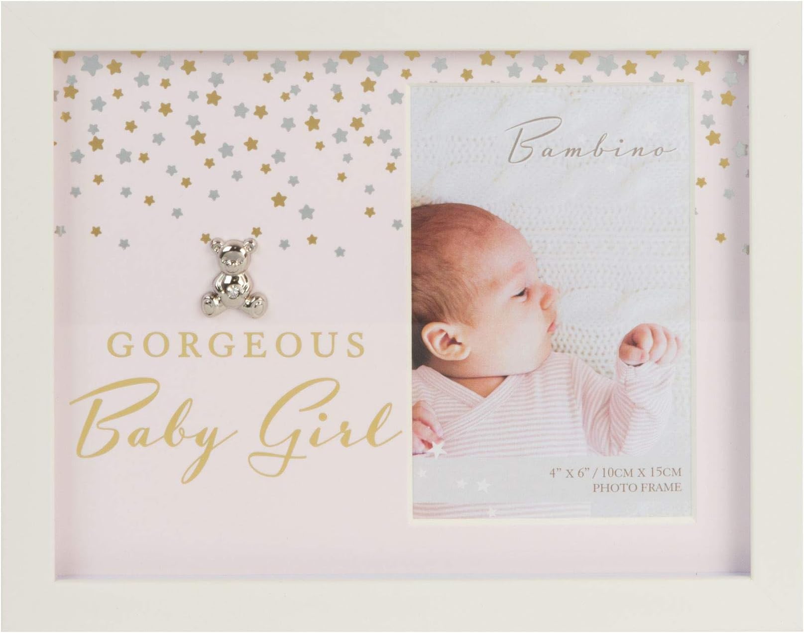 Widdop 4' x 4' - Bambino Resin Baby Girl Photo Frame CG1633 : Amazon.co ...