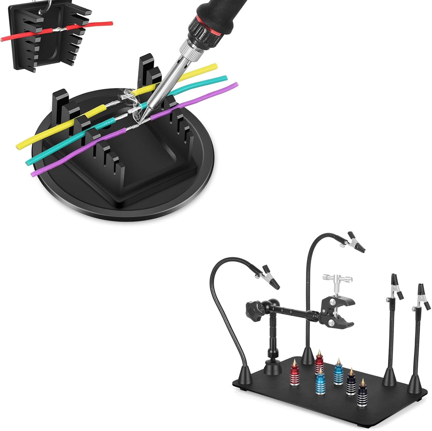 Magnetic Helping Hands Soldering Station with Soldering Stand - Amazon.com