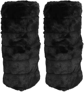 BESPORTBLE Boot Socks Covers Women Furry Leg Warmers Faux Fur Super ...