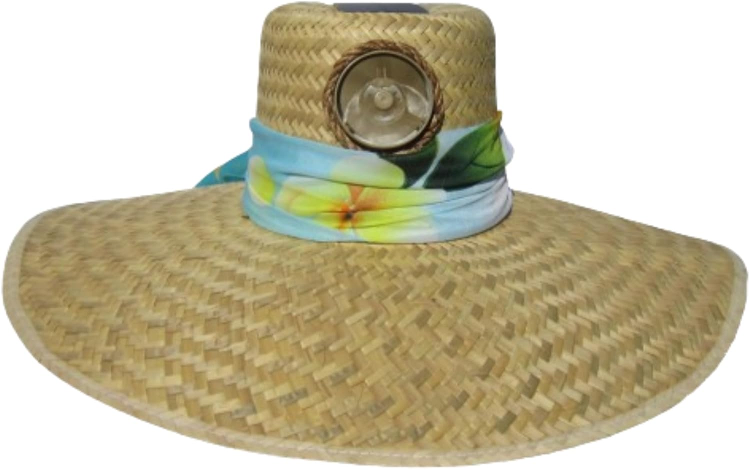 KOOL BREEZE SOLAR HAT - Ladys Gardener with Scarf Straw Hat - Solar ...