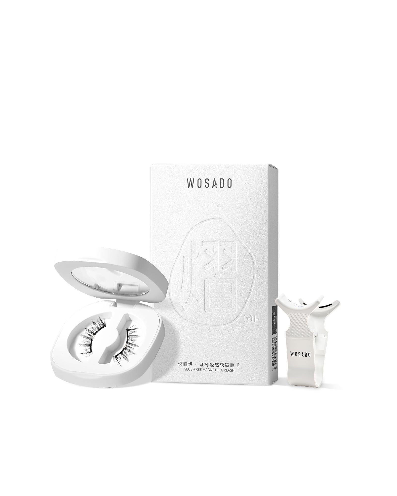 Amazon.com: WOSADO Magnetic Eyelashes Kit, No.10 ULTRA BLACK, Reusable ...