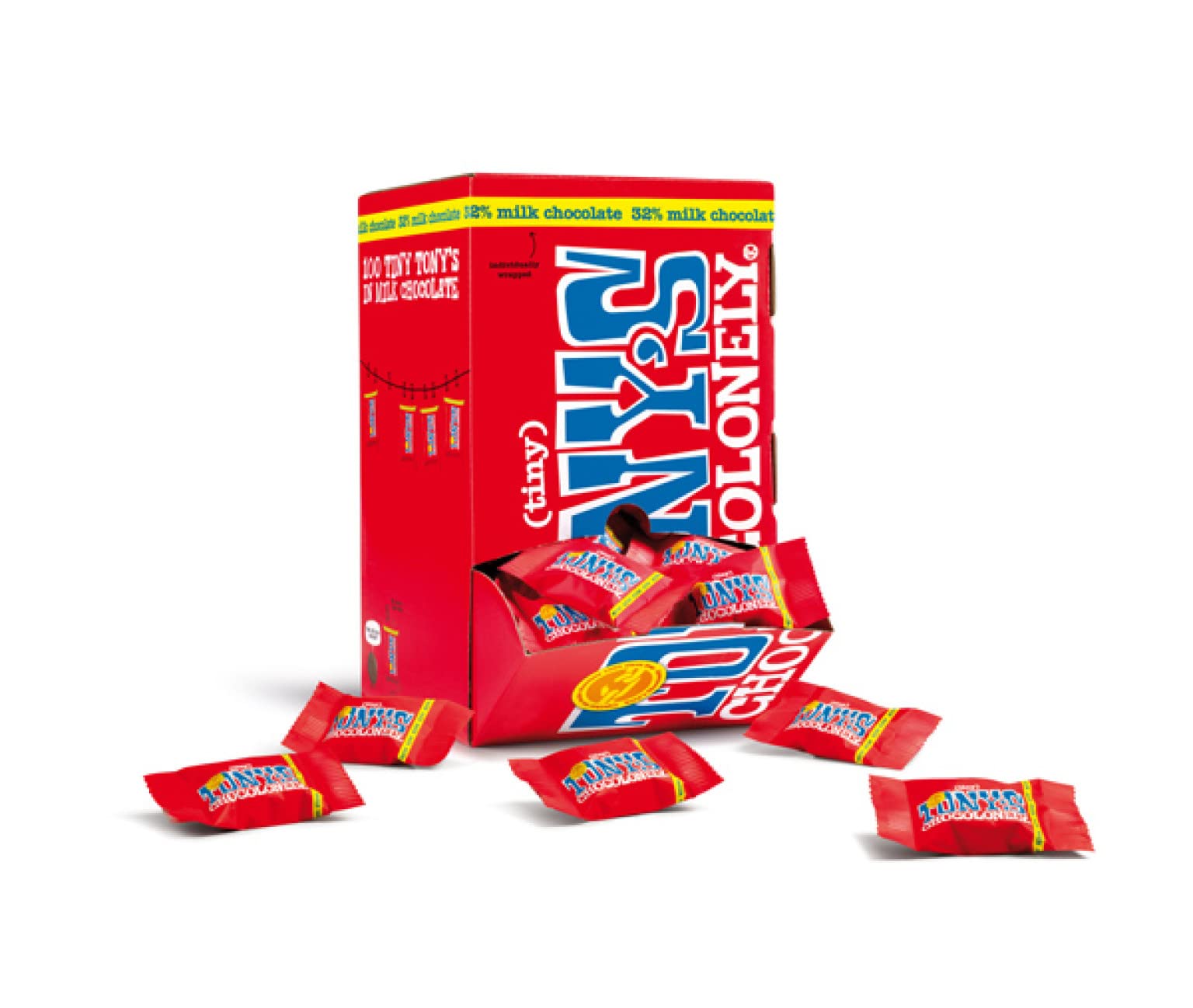Tony's Chocolonely Tiny Tony's Milk Chocolate Gift Box - 900g Mini ...