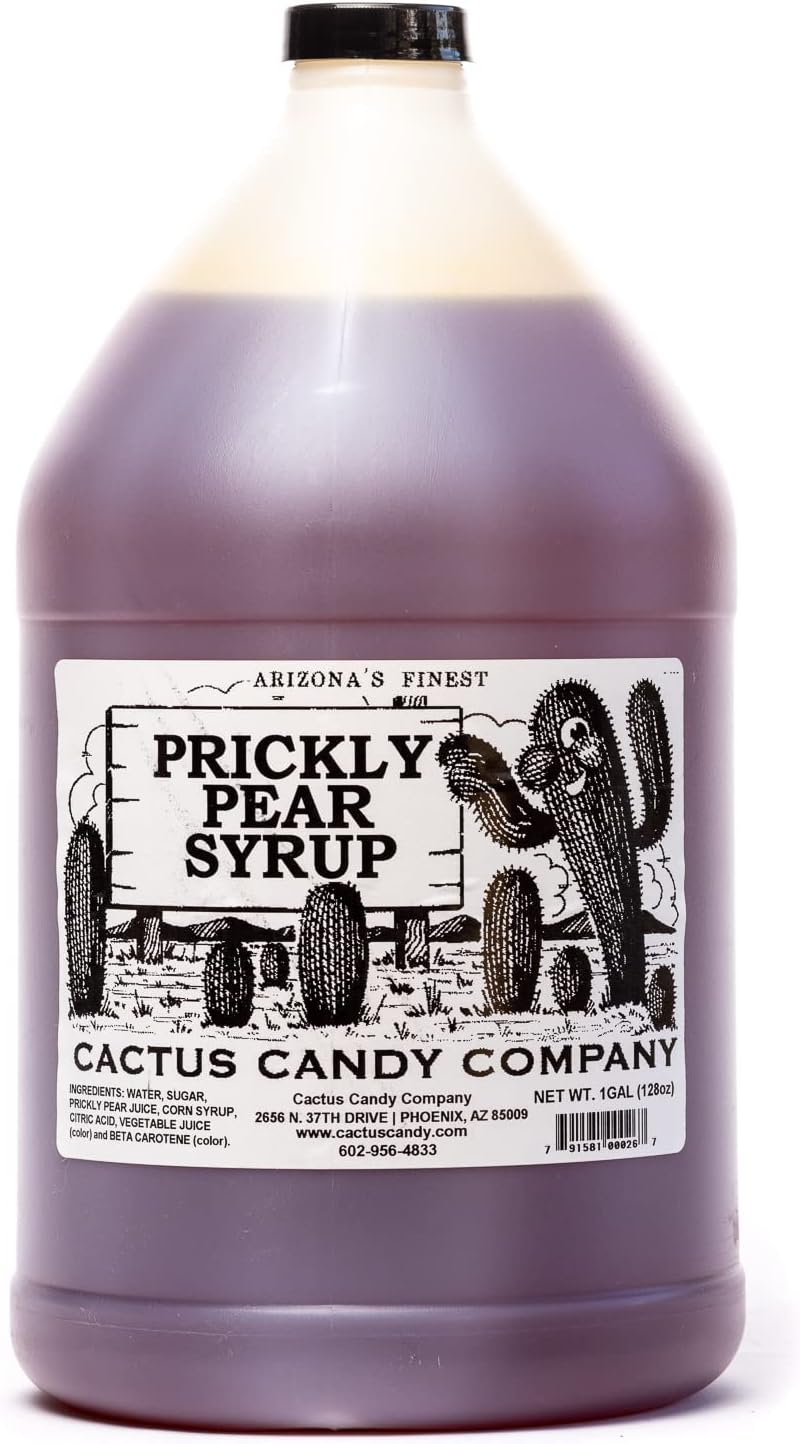 Amazon.com: Cactus Candy Company Prickly Pear Syrup 1 Gallon : Grocery ...