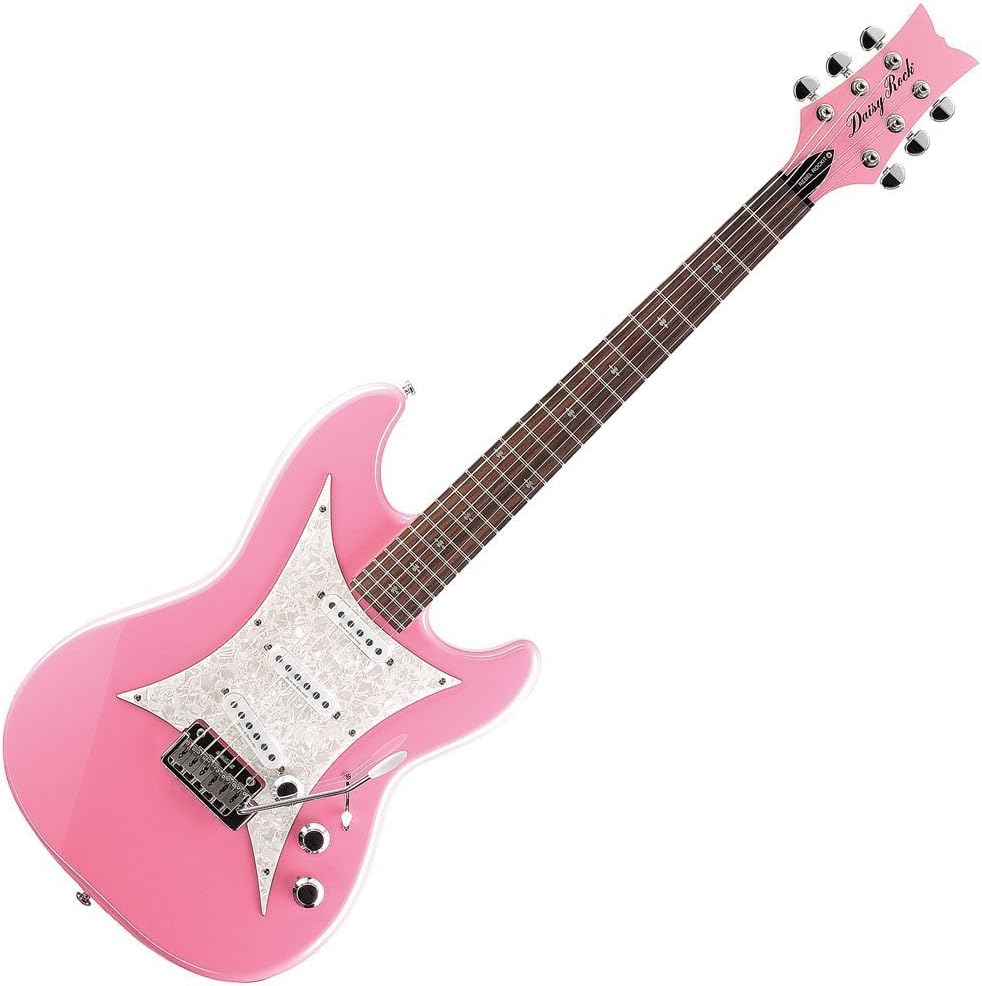 Amazon.com: Daisy Rock Rebel Rockit Supernova (Cosmic Pink) : Musical ...