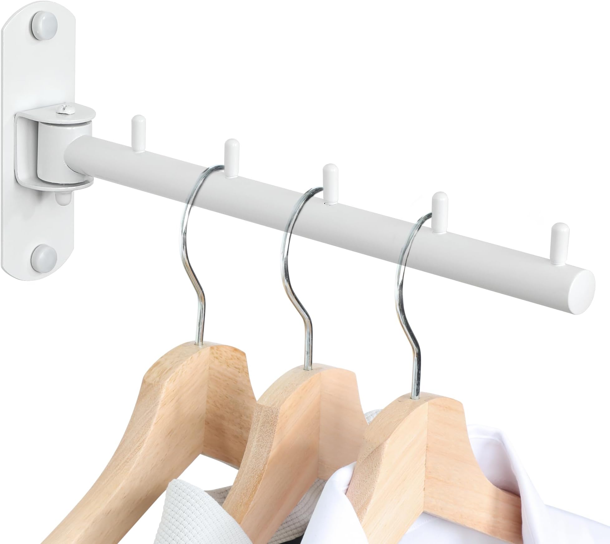 Amazon.com: Mooche Swing Clothes Hanger Rack,Garment Racks Wall Mounted ...