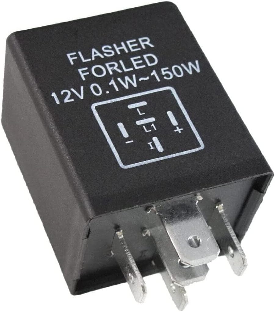 SOCAL-LED 5-Pin EP27 FL27 Electronic LED Flasher Relay for Fix LED Turn ...