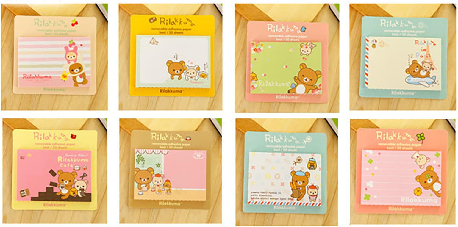 Amazon.com : 1 Cute Cartoon Sticky Note Portable 20 Sheet Self Stick ...