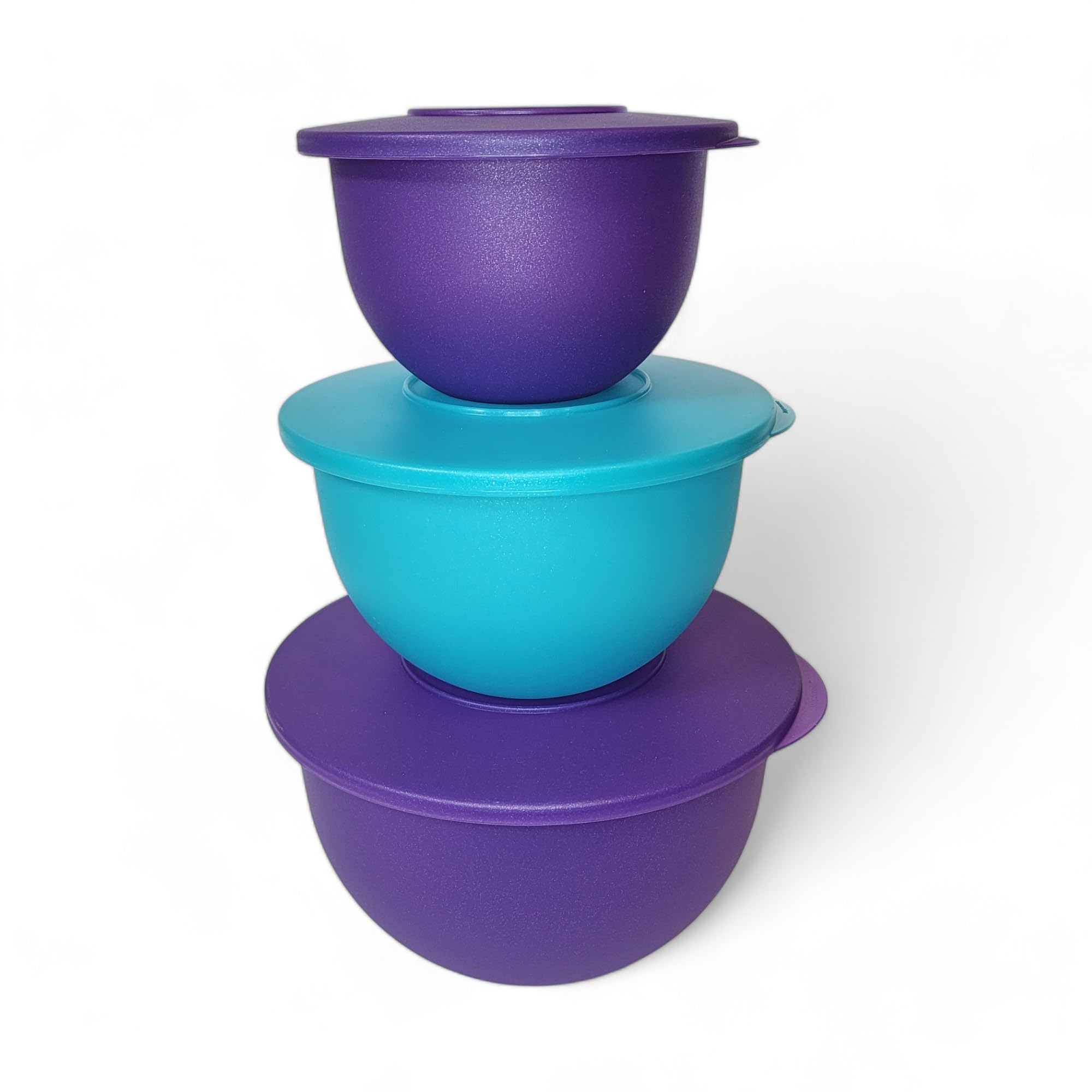 Amazon.com: Tupperware Impressions Classic Bowl Set of 3 Mixing Bowls ...