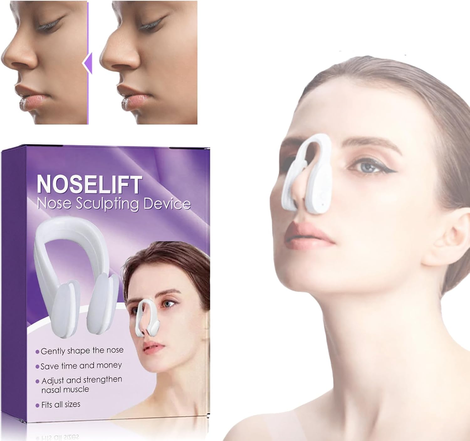 Skniuhe NosaNova Nose Sculpting Device, Nose Shaper Up Lifting Clip ...