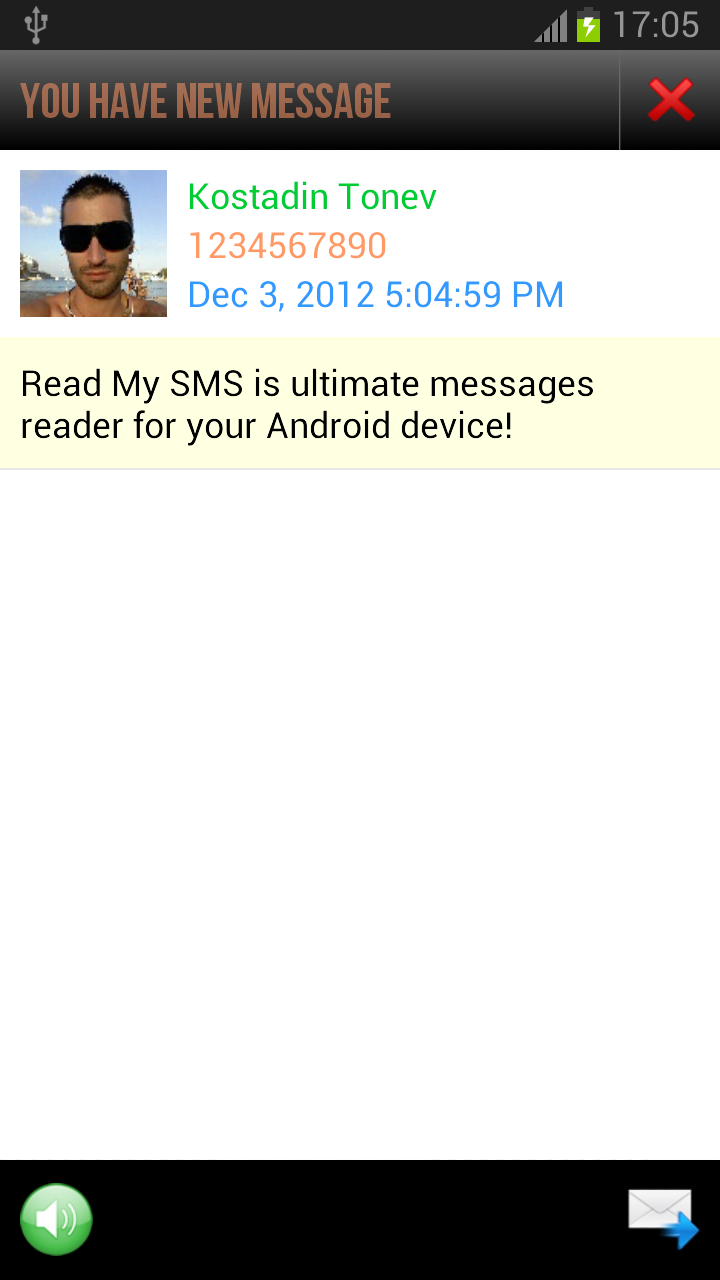 Read My SMS - App on Amazon Appstore