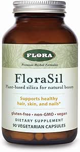 Amazon.com: Flora FloraSil 90 cápsulas vegetales - Suplemento de sílice ...