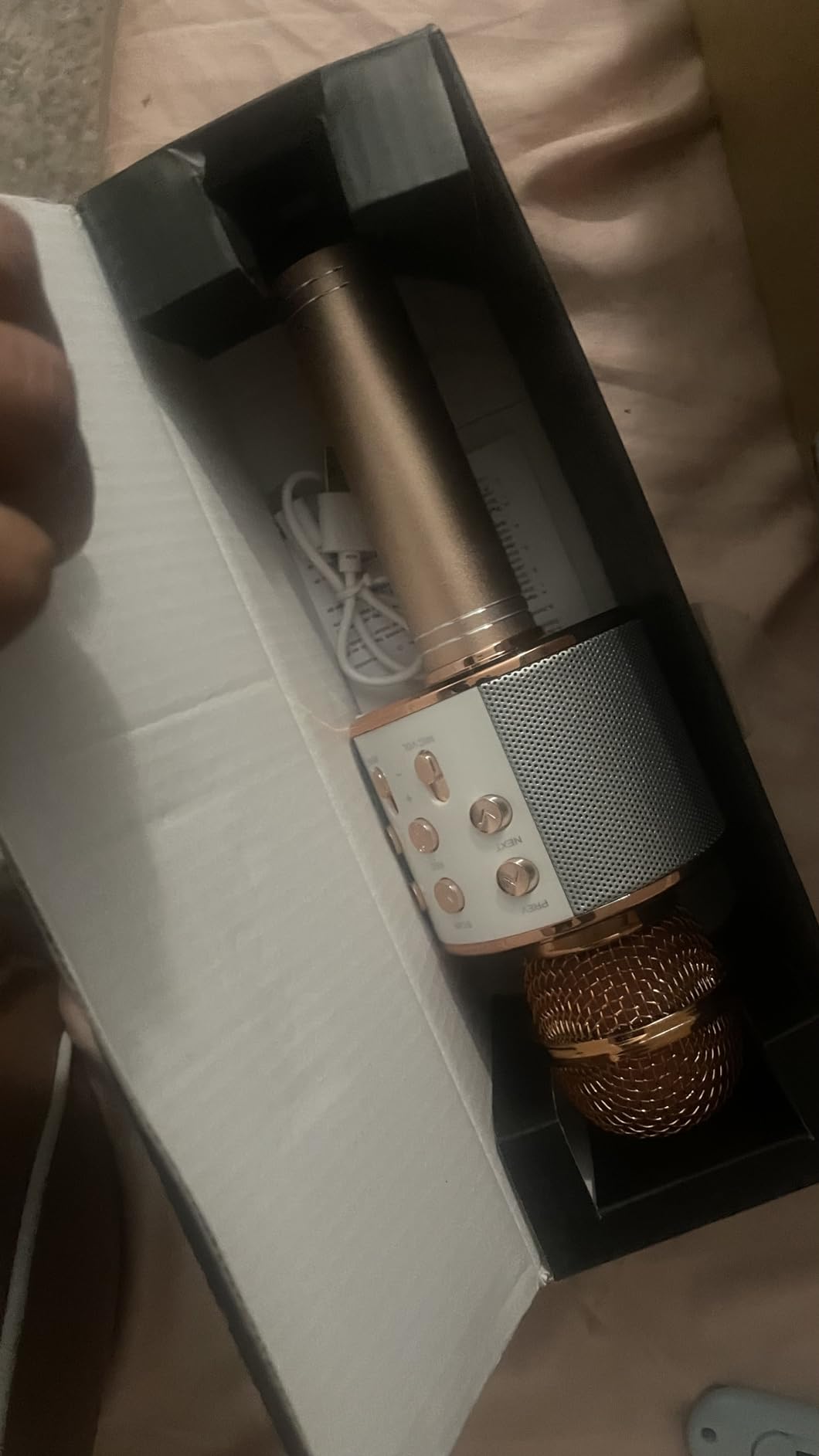 Amazon.com: Aveek Wireless Bluetooth Karaoke Microphone, 3-in-1 ...