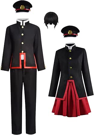 Amazon.com: Adult Hanako Kun Cosplay Costume with Hat Yugi Amane ...
