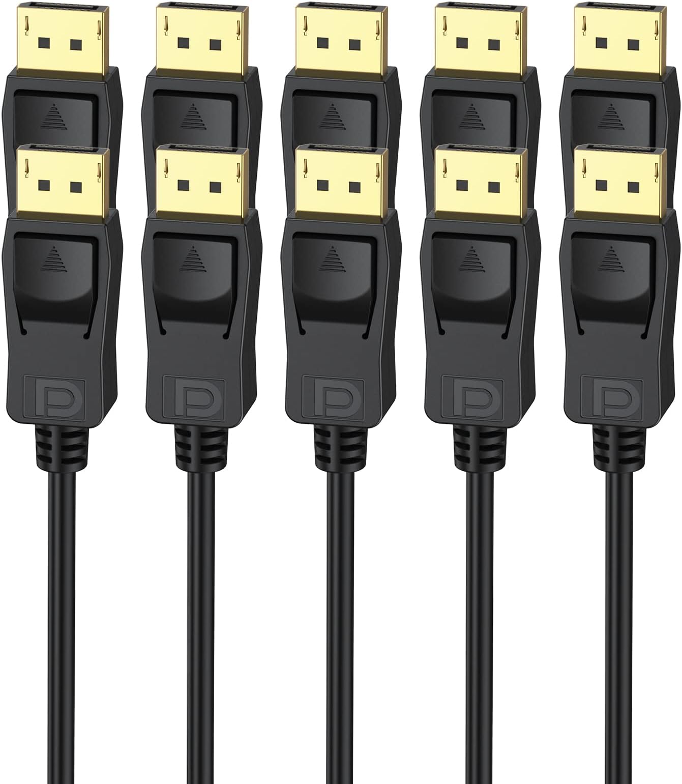 Amazon.com: DisplayPort to DisplayPort Cable 6ft 5-Pack, DP to DP ...